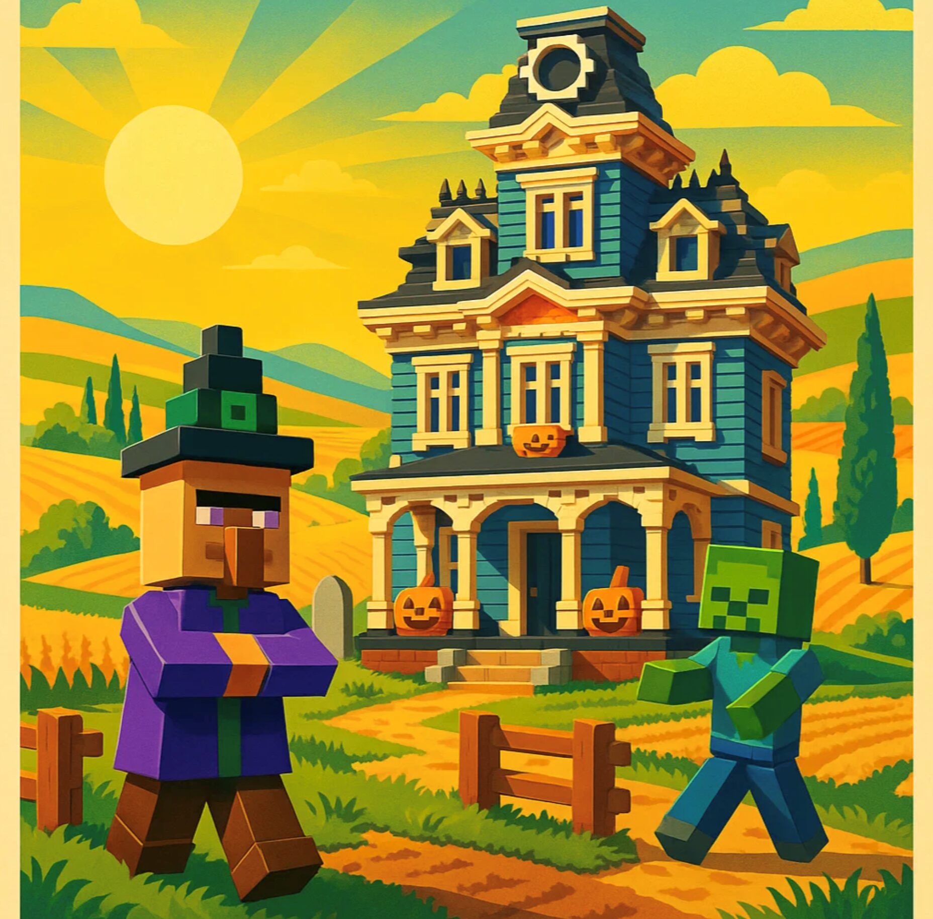 LEGO Halloween : L’univers des zombies Minecraft | Semaine des ...