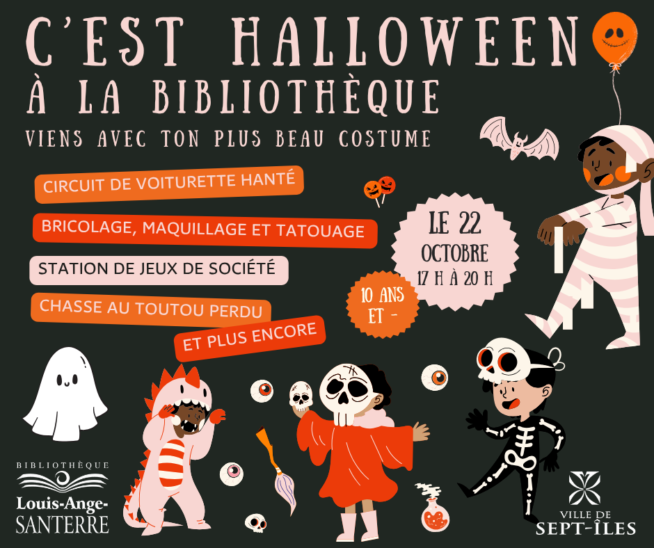 Halloween à la bibliothèque | Semaine des bibliothèques publiques